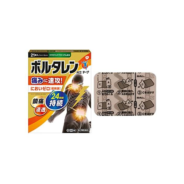 【楽天市場】グラクソ・スミスクライン ボルタレンACαテープ 21枚 【第2類医薬品】：INNI SELECT・Global 対応