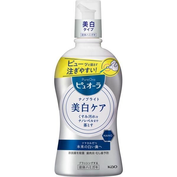 【楽天市場】花王 ピュオーラ ナノブライト 薬用液体ハミガキ 400mL (医薬部外品)：INNI SELECT・Global 対応