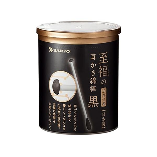 【楽天市場】山洋 黒い至福の360°耳かき風綿棒丸筒 100本：INNI SELECT・Global 対応