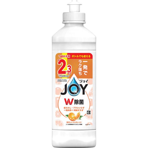 【楽天市場】P＆Gジャパン ジョイ W除菌 食器用洗剤 贅沢シトラスオレンジ キャップ付き詰め替え 300mL：INNI SELECT・Global 対応