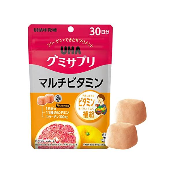 【楽天市場】UHA味覚糖 UHAグミサプリマルチビタミン30日分SP 60粒：INNI SELECT・Global 対応