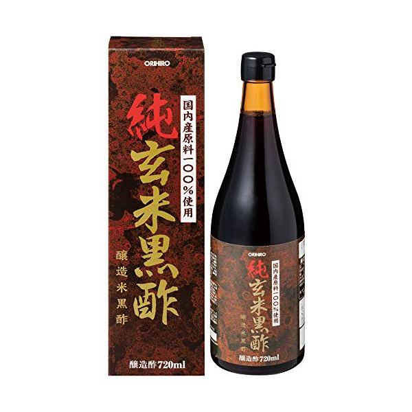 【楽天市場】オリヒロ 純玄米黒酢 720ml：INNI SELECT・Global 対応