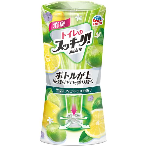 【楽天市場】アース製薬 トイレのスッキーリ！ プレミアムシトラスの香り トイレ芳香剤 400ml：INNI SELECT・Global 対応