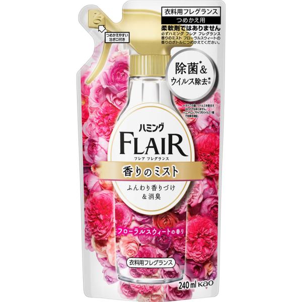 【楽天市場】花王 フレア フレグランス ミスト フローラル＆スウィート つめかえ用 240ml：INNI SELECT・Global 対応