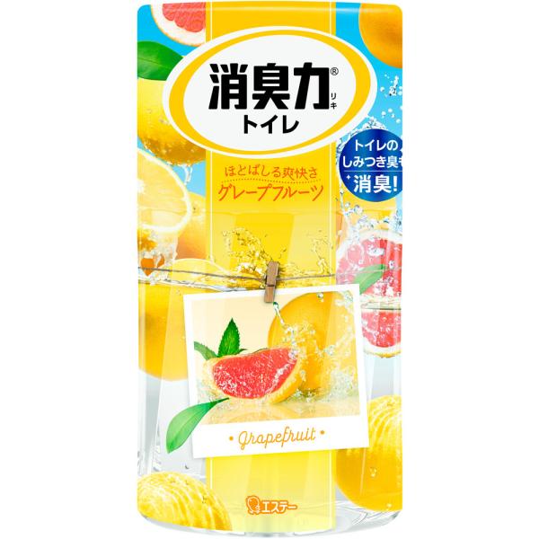 【楽天市場】エステー トイレの消臭力 消臭芳香剤 トイレ用 置き型 グレープフルーツの香り 400ml：INNI SELECT・Global 対応