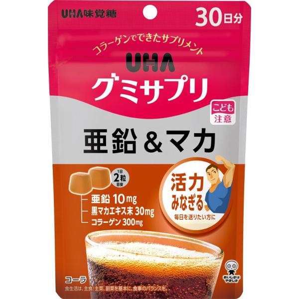 【楽天市場】UHAグミサプリ 亜鉛＆マカ SP 60粒 【栄養機能食品】：INNI SELECT・Global 対応
