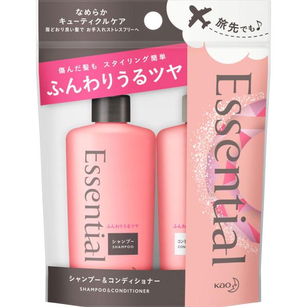 【楽天市場】花王 エッセンシャル スマートアレンジ シャンプー・コンディショナー ミニセット 90ml：INNI SELECT・Global 対応