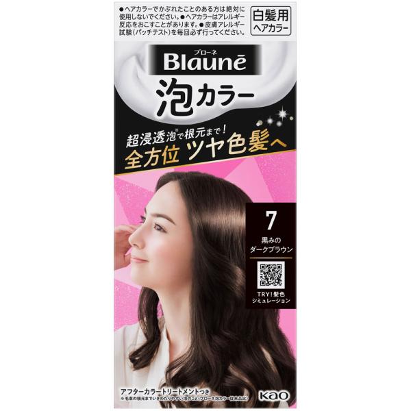 【楽天市場】花王 ブローネ 泡カラー 7黒みのダークブラウン 108ml (医薬部外品)：INNI SELECT・Global 対応