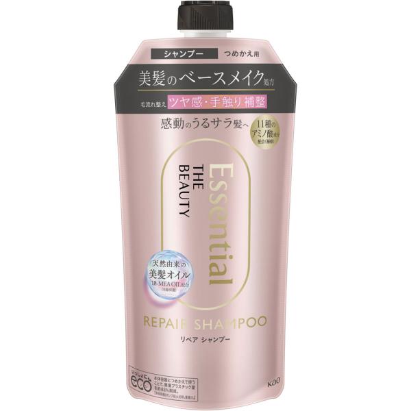 【楽天市場】花王 エッセンシャル ザビューティ 髪のキメ美容リペアシャンプー つめかえ用 340mL：INNI SELECT・Global 対応
