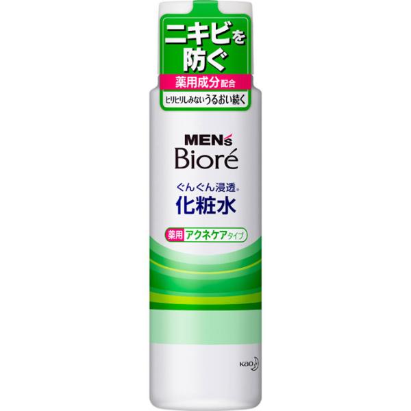 【楽天市場】花王 メンズビオレ 浸透化粧水 薬用アクネケアタイプ 180mL (医薬部外品)：INNI SELECT・Global 対応