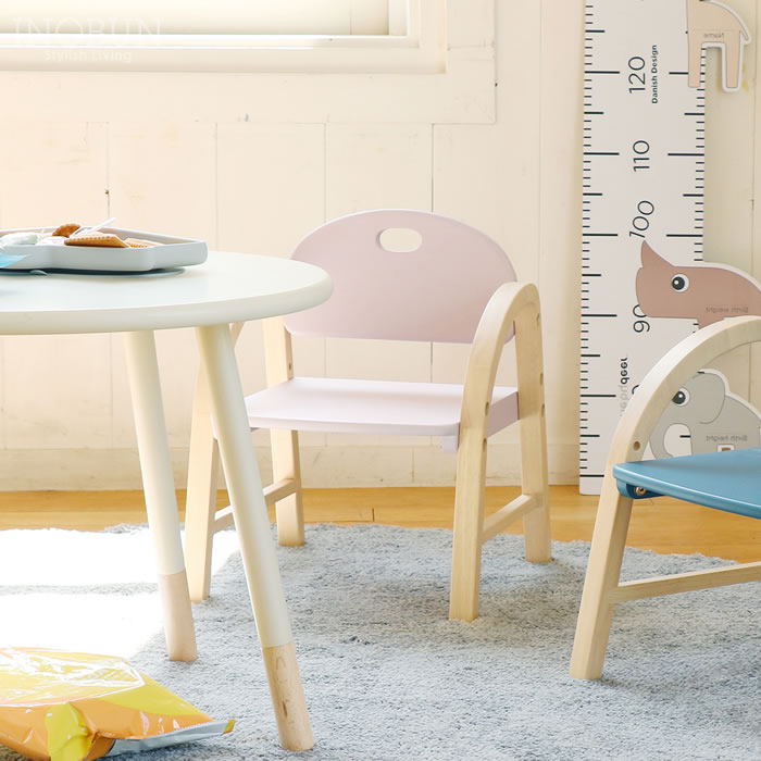 【楽天市場】キッズアームチェア Kids Arm Chair -amy- 子供イス（肘付き）ラベンダーピンク 天然木 子供家具 新生活：イノブンオンラインショップ