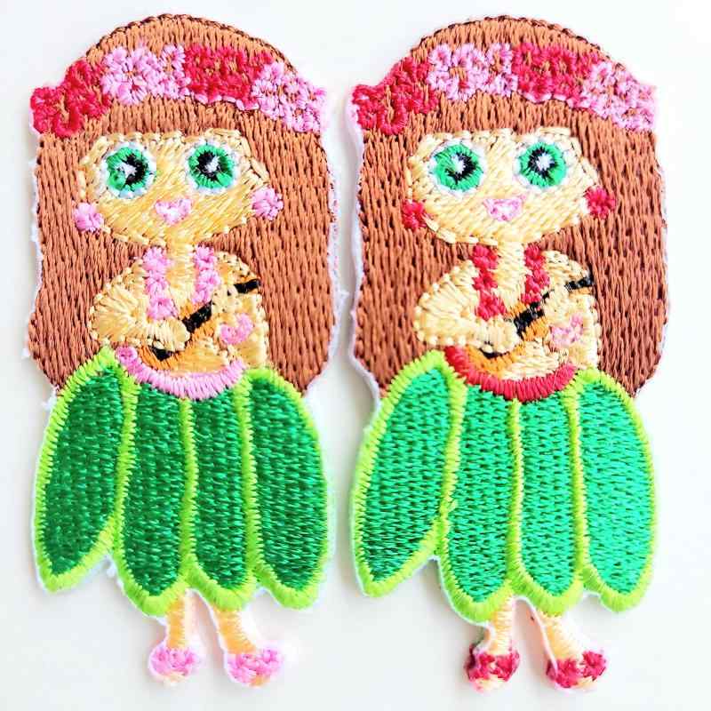 【楽天市場】アップリケ ワッペン アイロン 2個セット フラダンス フラガール ハワイ 赤 ピンク 可愛い 貼り付け 刺繍 縫い付け 補修 大きい：亥子屋商店（INOKOYA）