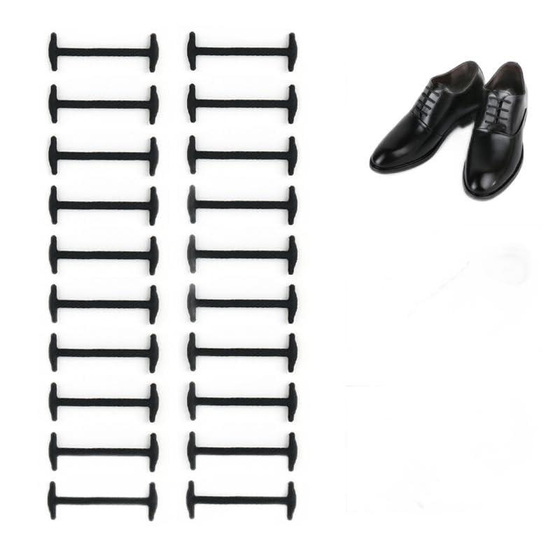 【楽天市場】[BetterJonny] 20本セットブーツ用結ばない靴ひも, 3cmゴム製で 伸縮 靴紐 革靴 大人の結び目なしゴム抜き弾力性 ...