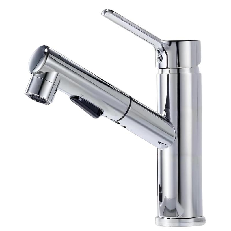 【楽天市場】洗面蛇口 噴水機能付き 混合水栓 3wayモード ホース 引出し式 600mm シングルレバー 冷温切替 浴室用水栓 洗面 洗髪用 混合栓 蛇口 水栓 混合栓 交換 キッチン用水栓 ...