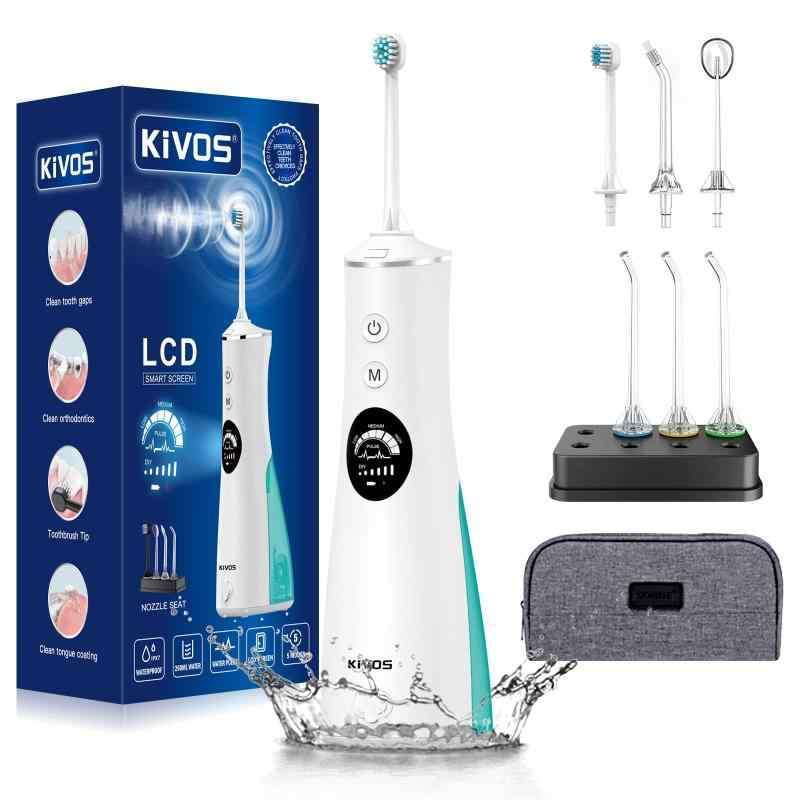 【楽天市場】ジェットウォッシャー KiVOS 口腔洗浄器 新搭載 水流歯ブラシ DIYモード自由調節 ノズルスタンド 付きウォーターフロス 口腔洗浄機 風呂 フロス マウスウォッシャー 歯間 ...