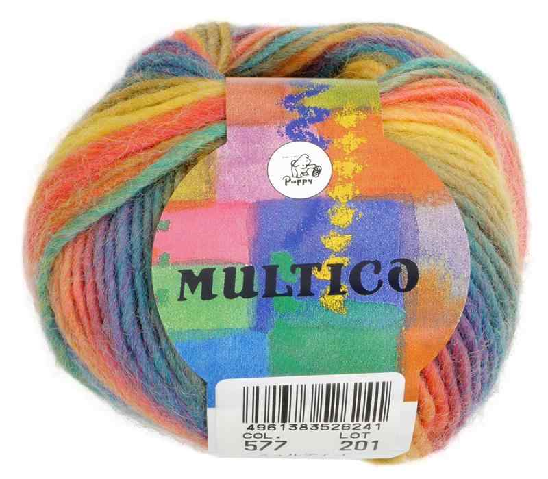 【楽天市場】パピー ミュルティコ 毛糸 並太 Col.577 オレンジ 系 40g 約80m 10000526：亥子屋商店（INOKOYA）