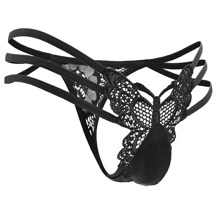 【楽天市場】Butterfly T-Back ファッション レース素材 T-Back メンズ Tバック 通気性 速乾性 伸縮性 メッシュ ...