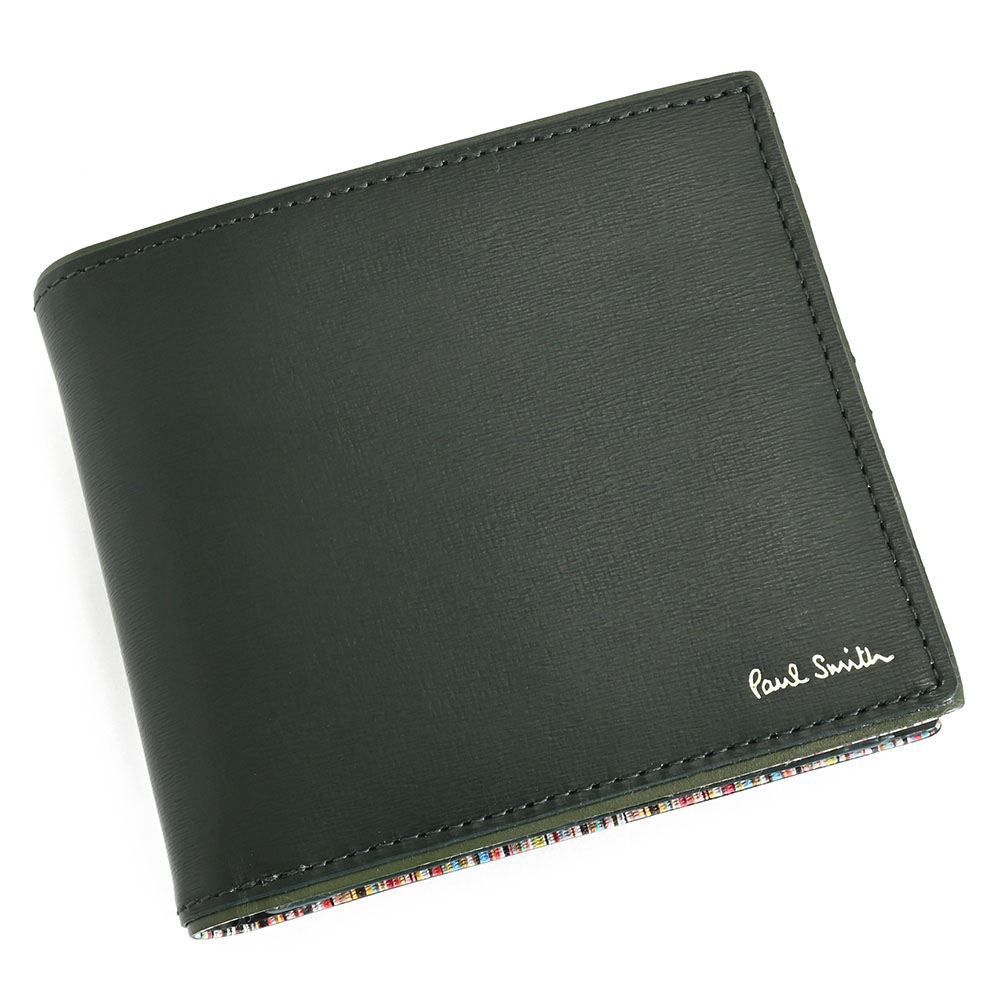 【楽天市場】ポールスミス 財布 二つ折り財布 緑(グリーン) Paul Smith bps425-51 メンズ 紳士 ギフト 定番 彼氏 彼女 プレゼント：インスピレーション