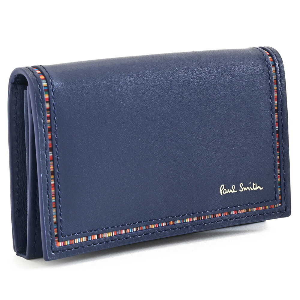 【楽天市場】展示品箱なし ポールスミス 名刺入れ カードケース 青(ブルー) Paul Smith bps270-30 メンズ 紳士：インスピレーション
