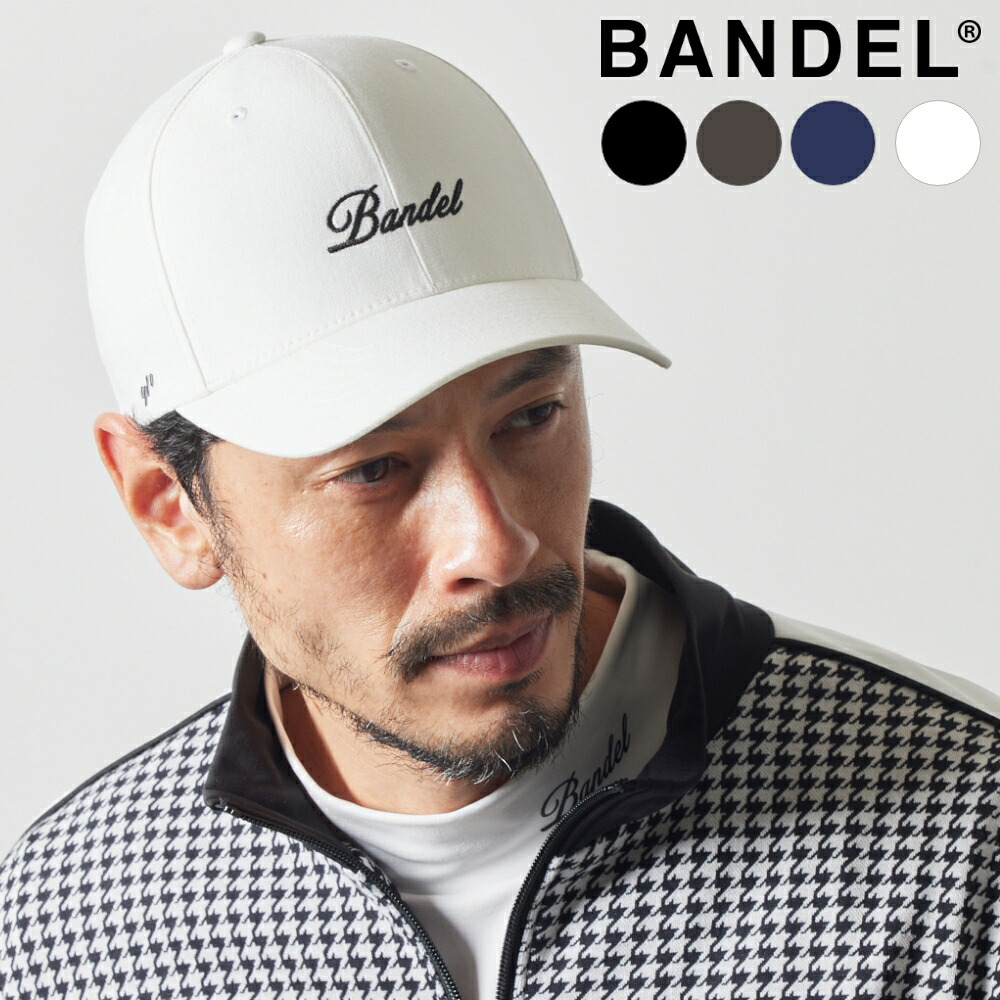 【楽天市場】【ﾏﾗｿﾝ10％Off】【レビュー特典】BANDEL GOLF バンデルゴルフ COOL&DRY CURSIVE LOGO CAP BG-46CDCCP キャップ ブラック ...