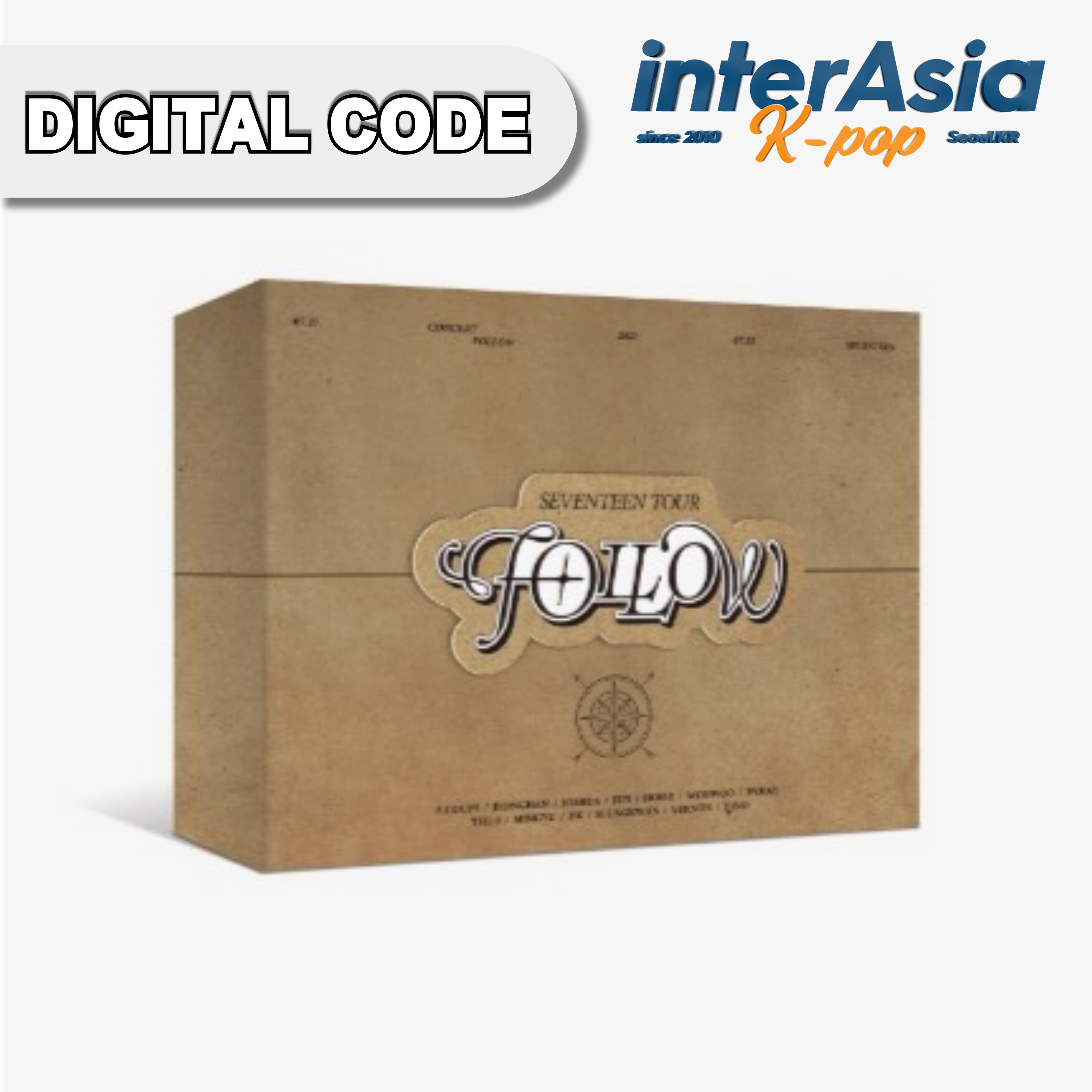 【楽天市場】SEVENTEEN - SEVENTEEN TOUR [FOLLOW] TO SEOUL DIGITAL CODE セブンティーン ...