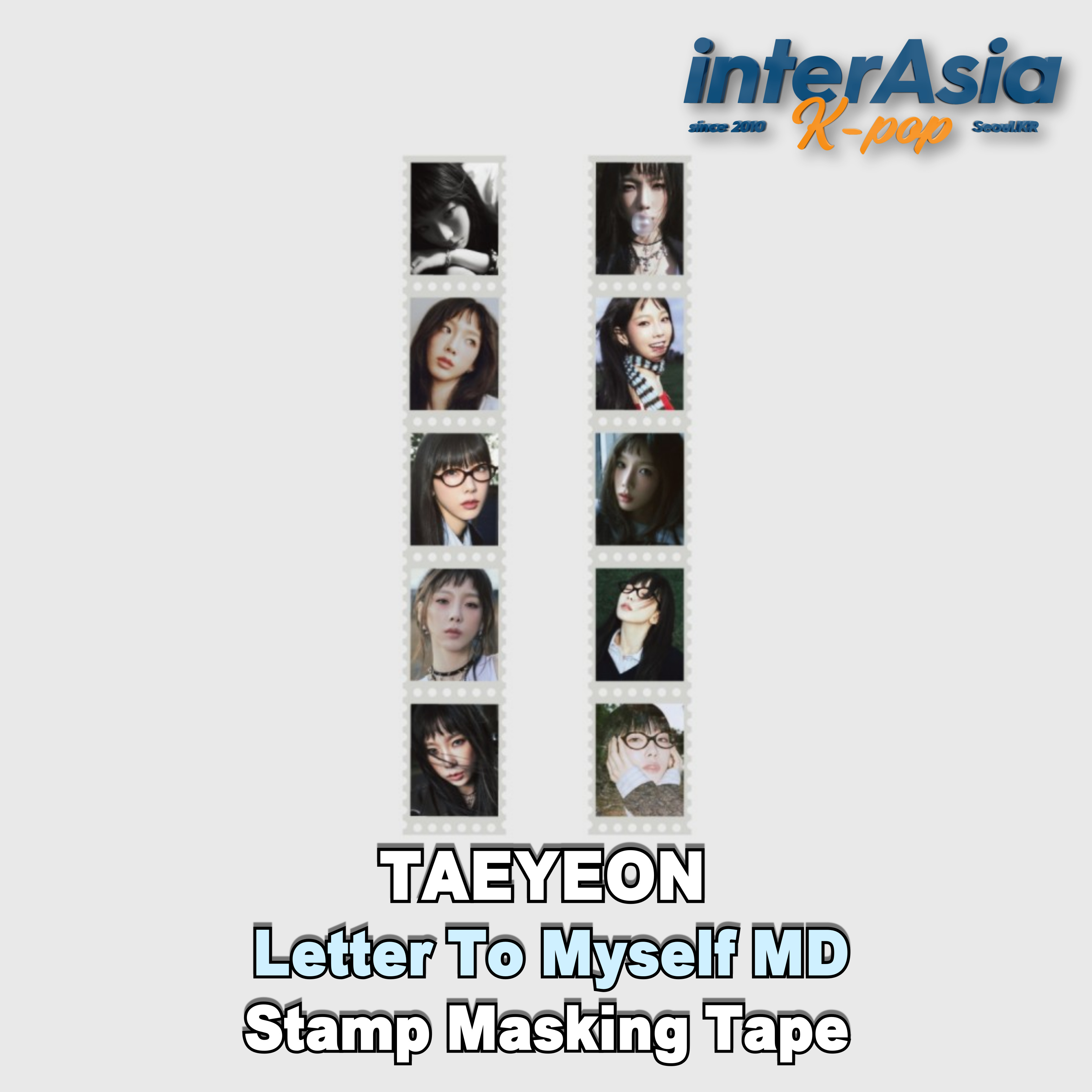 【楽天市場】TAEYEON - 【Letter To Myself】 Stamp Masking Tape 少女時代 テヨン ソシ SNSD ...