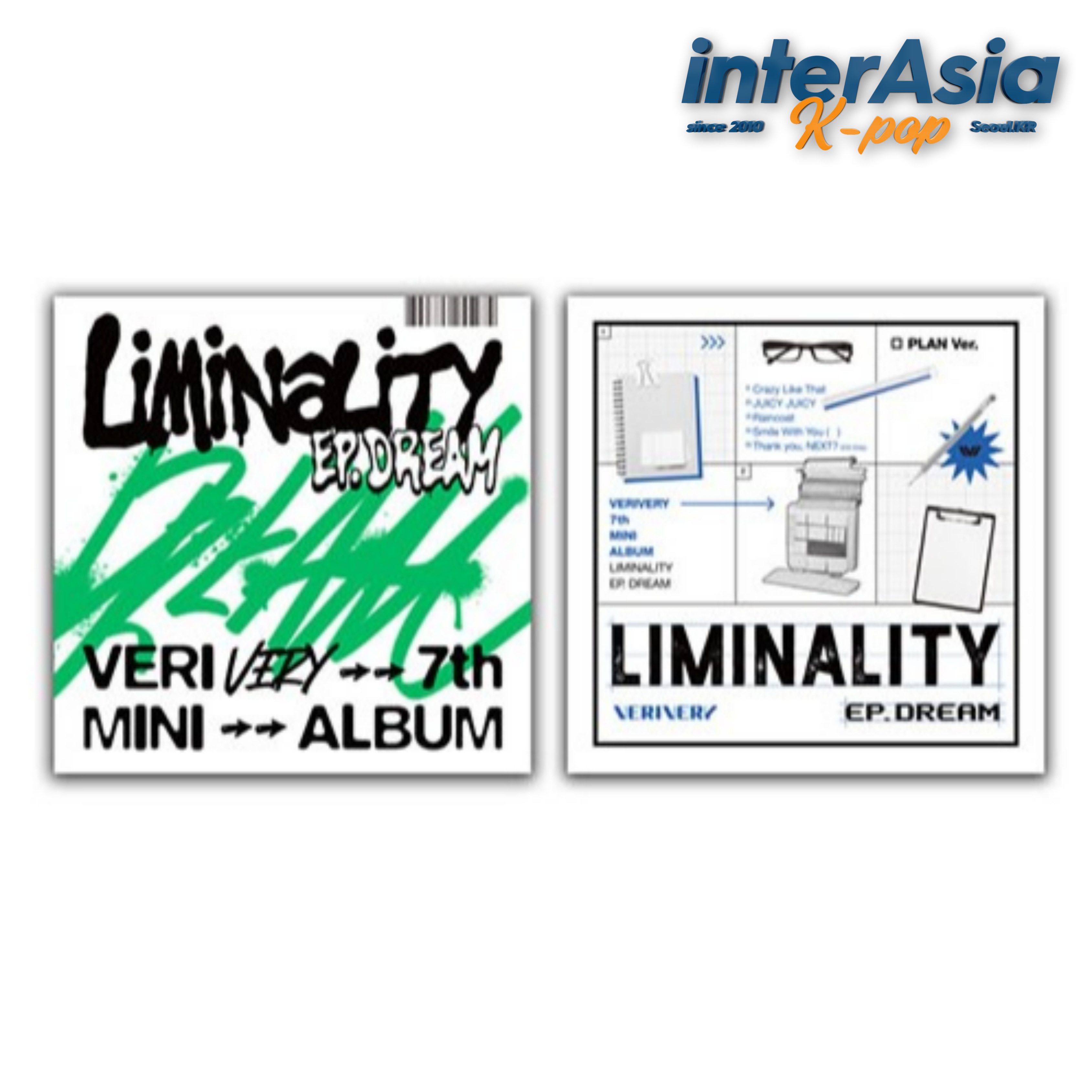 【楽天市場】VERIVERY - 7th Mini Album 「Liminality - EP.DREAM」 ベリベリー ドンホン ホヨン ...