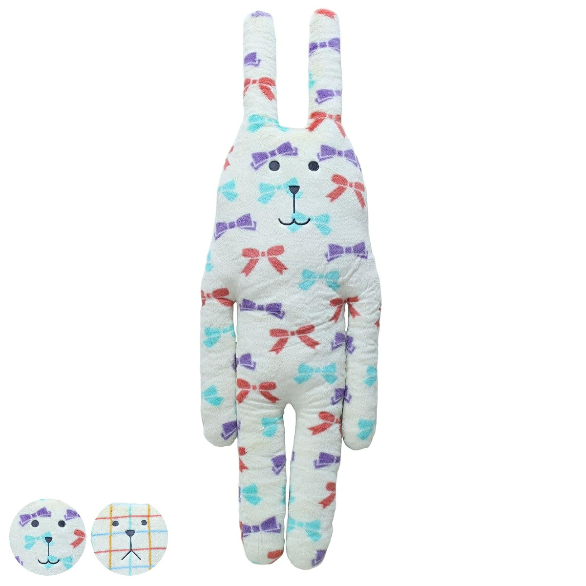 【楽天市場】CRAFTHOLIC 抱き枕 Lサイズ Ribbon CRAFT （ ぬいぐるみ 枕 まくら クラフトホリック うさぎ くま 大きい 雑貨 インテリア 可愛い おしゃれ ...