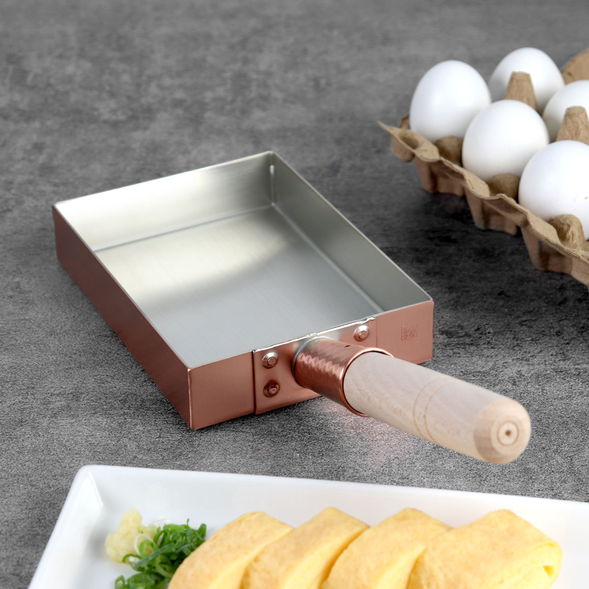 【楽天市場】工房アイザワ 純銅 玉子焼き 関西型 12cm （ aizawa 日本製 ガス火専用 卵焼き フライパン 卵焼き器 玉子焼き器 型 ...