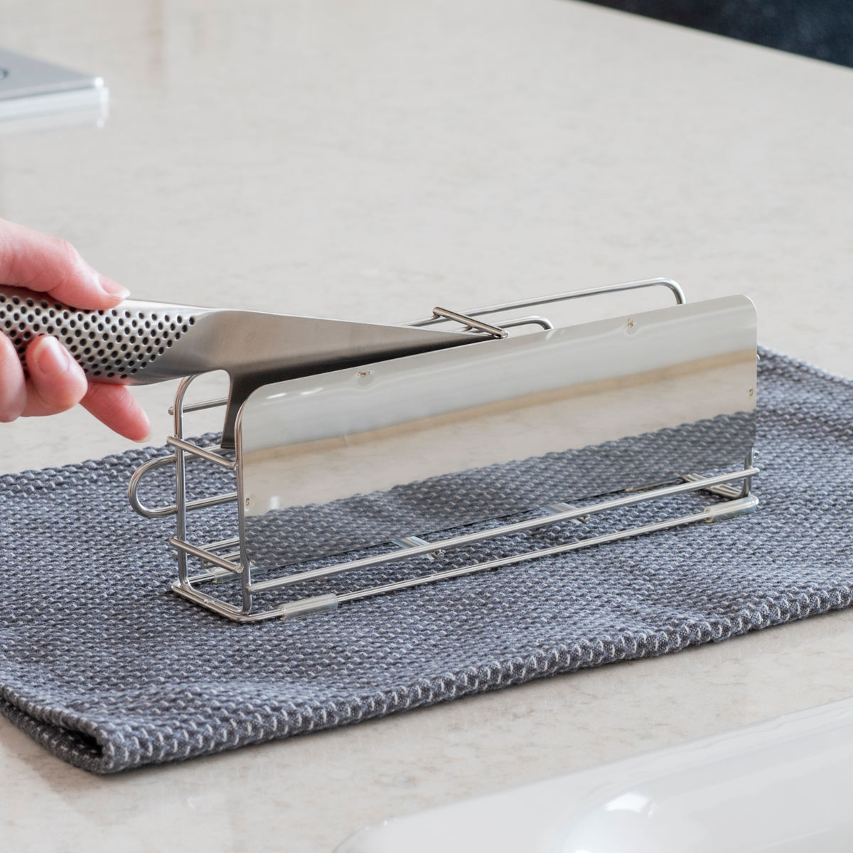 【楽天市場】【レビュー特典付き】 ビーワーススタイル すっきり暮らす 包丁スタンド （ 包丁差し 包丁ホルダー 包丁立て 日本製 ステンレス ...