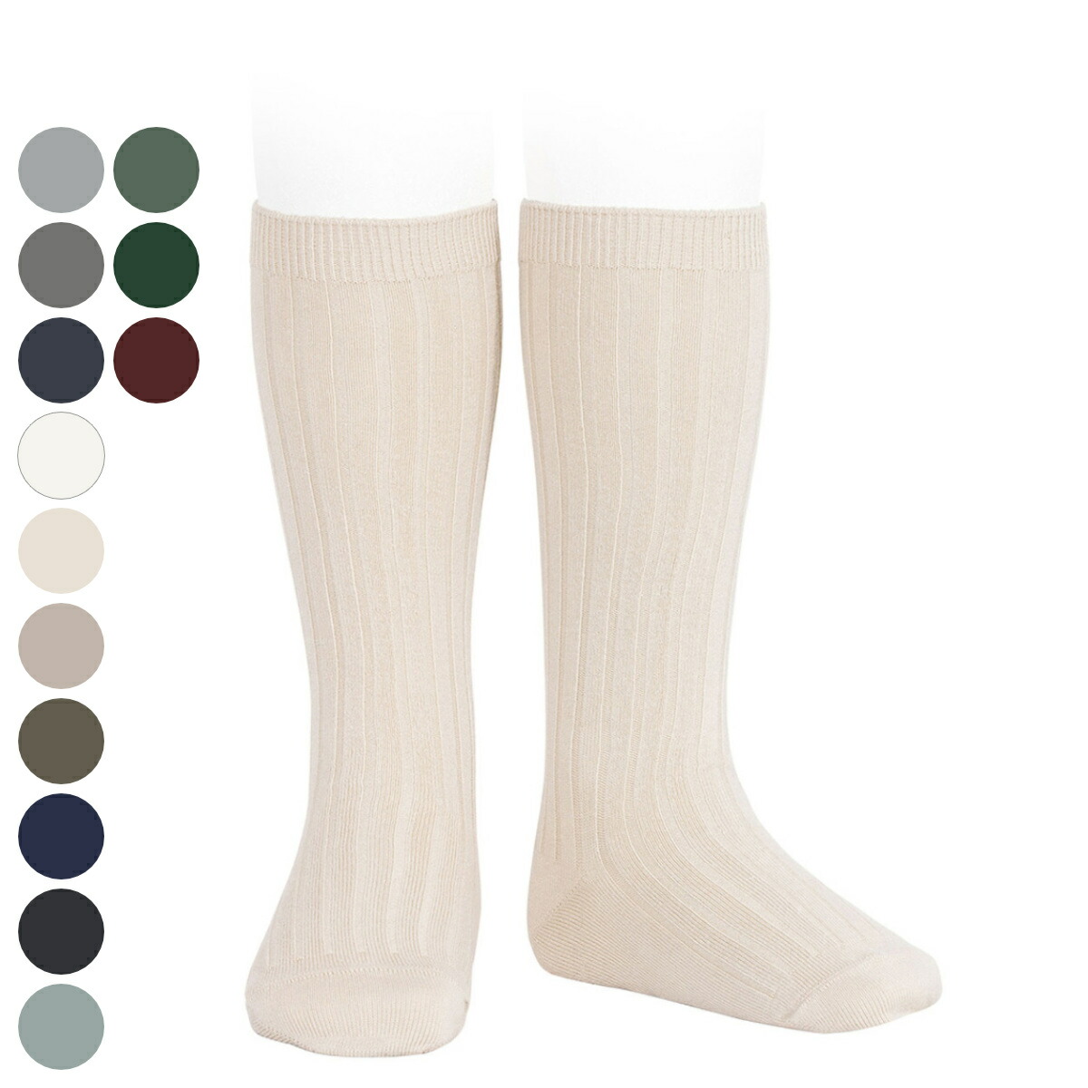 【楽天市場】靴下 condor 子供用 14.5cm～24.5cm リブ ニーハイソックス カラー1 （ コンドル ソックス 子ども用靴下 ハイソックス くつ下 くつした Rib knee ...