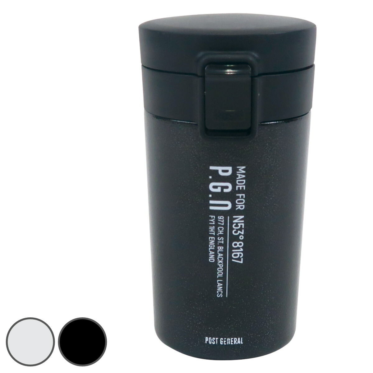 【楽天市場】水筒 300ml PGダブルウォールフリップトップボトル （ 保温 保冷 直飲み ステンレス ワンタッチ タンブラー コーヒー ワンプッシュ マグボトル おしゃれ 携帯タンブラー ...