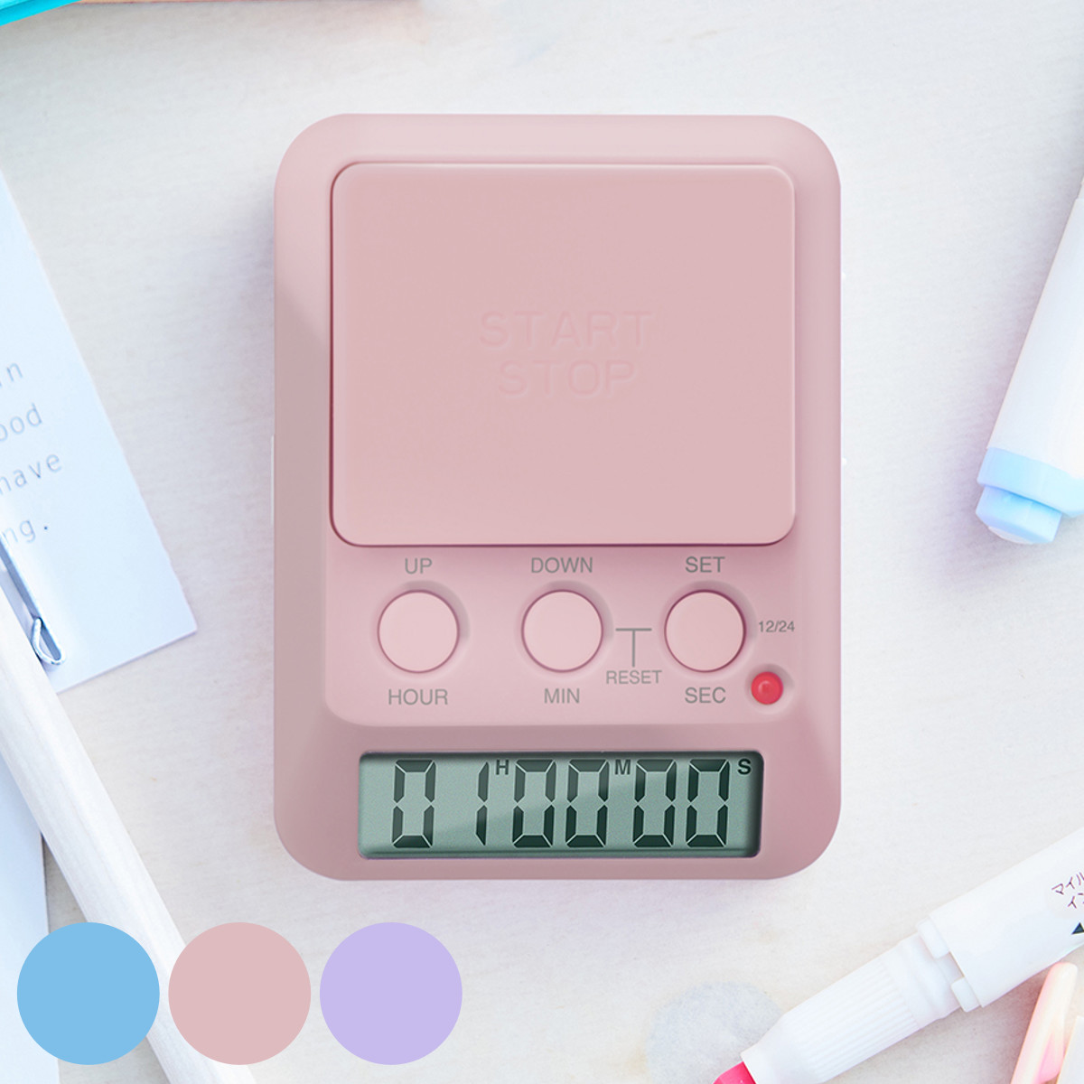 【楽天市場】学習タイマー ラーニングタイマー デイカウント 1/100秒計測 ドリテック （ dretec タイマー 勉強タイマー 勉強 学習 光る 消音 デジタル リビング学習 誤操作防止 ...