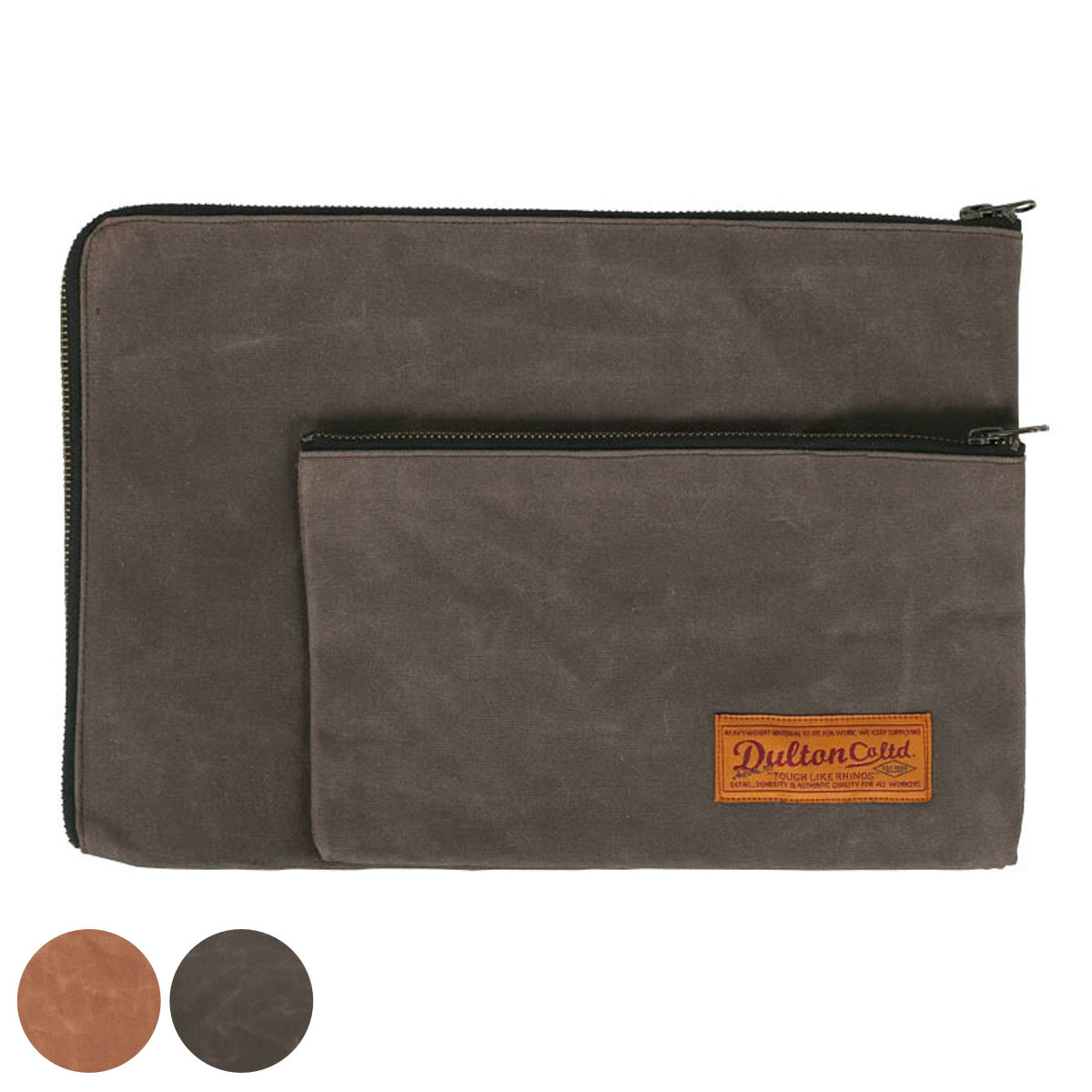 【楽天市場】ポーチ ダルトン WAX CANVAS TOOL POUCH Sサイズ Lサイズ フラットポーチ （ DULTON 小物入れ マルチポーチ 小物収納 A4 タブレット ケース ...