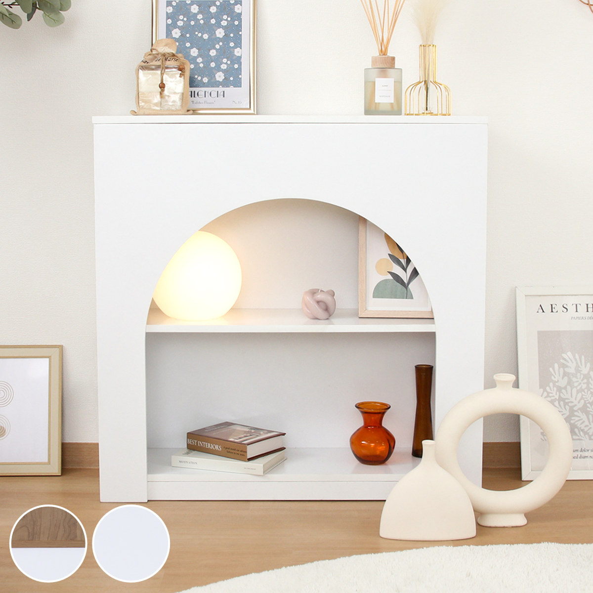 【楽天市場】Chamill マントルピース NA×WH （ オープンラック 収納 棚 ラック チャミル 韓国インテリア ディスプレイ ナチュラルホワイト ホワイト シンプル ）【39ショップ ...