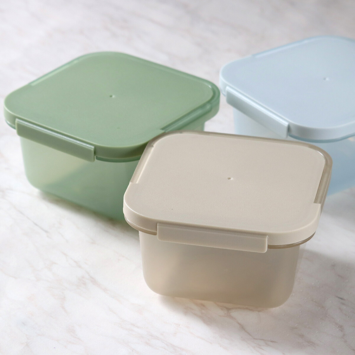 【楽天市場】保存容器 Hip FOOD STORAGE 900ml 同色3個セット （ プラスチック フードケース コンテナ 常備菜 つくり ...