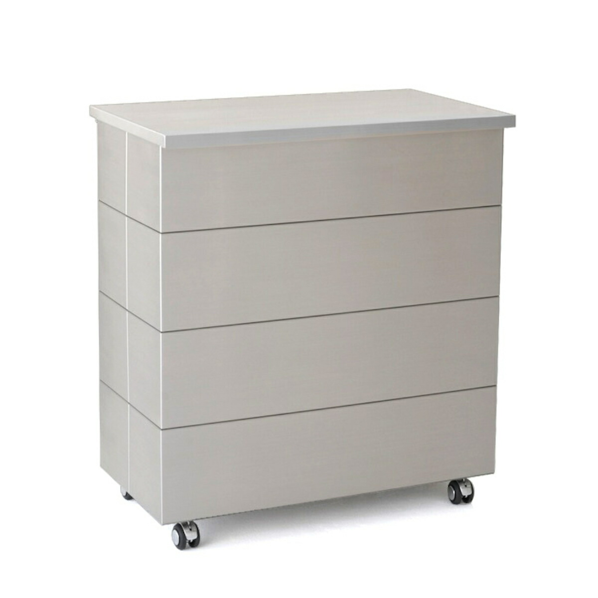 【楽天市場】ゴミ箱 90L CUBOID ダブルステンレス蓋 （ KENNER ごみ箱 90リットル 45リットル 2分別 ...