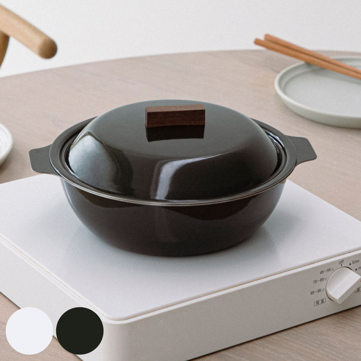 【楽天市場】キントー 琺瑯鍋 IH対応 KAKOMI ステンレス 琺瑯 1L 2L （ KINTO IH ガス火対応 ホーロー鍋 両手鍋 蓋付き 食洗機OK ほうろう鍋 鍋 なべ 1人用 2人 ...