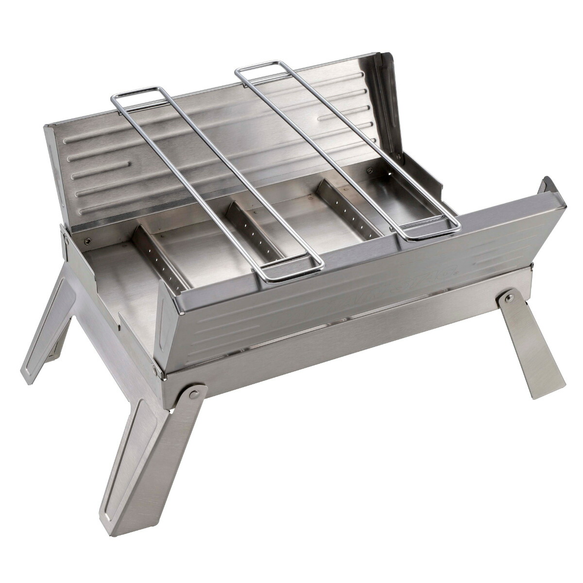 【楽天市場】バーベキューコンロ ハコ グリル A4型 キャプテンスタッグ （ CAPTAIN STAG コンロ 五徳 BBQコンロ アウトドア ...