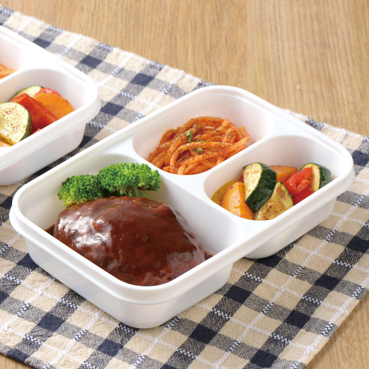 【楽天市場】保存容器 プラスチック ホームレーベル つくりおきランチボックス 2個組 （ 冷凍 冷蔵 レンジ対応 作り置き 保存 容器 作り置き容器 弁当箱 べんとう お弁当グッズ ランチ ...