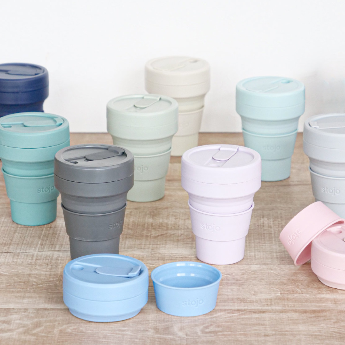 【楽天市場】タンブラー stojo POCKET 355ml 持ち運び 蓋付き コーヒー 折りたためる （ ストージョ 水筒 シリコン カップ 折りたたみ 食洗機対応 マイカップ ふた付き ...