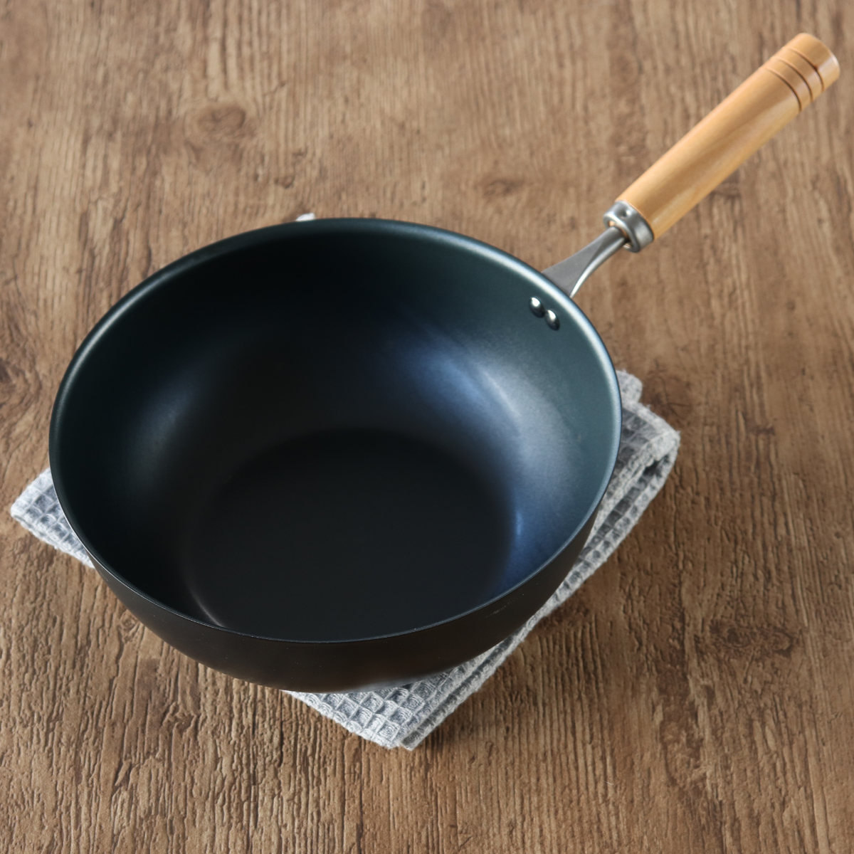 【楽天市場】いため鍋 23cm IH対応 鉄製 匠味 深型フライパン 日本製 （ ガス火対応 オール熱源対応 炒め鍋 フライパン 軽い 23センチ 鉄のフライパン 金属ヘラOK 鉄鍋 中華鍋 ...