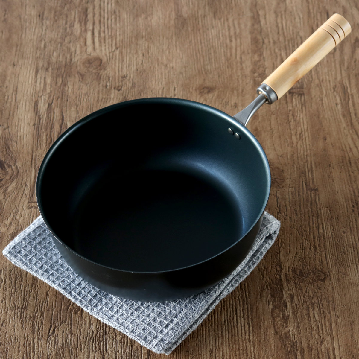 【楽天市場】鉄マルチパン 23cm IH対応 匠味 深型フライパン 日本製 （ ガス火対応 オール熱源対応 炒め鍋 揚げ鍋 フライパン 軽い 23センチ いため鍋 鉄のフライパン 金属ヘラOK ...