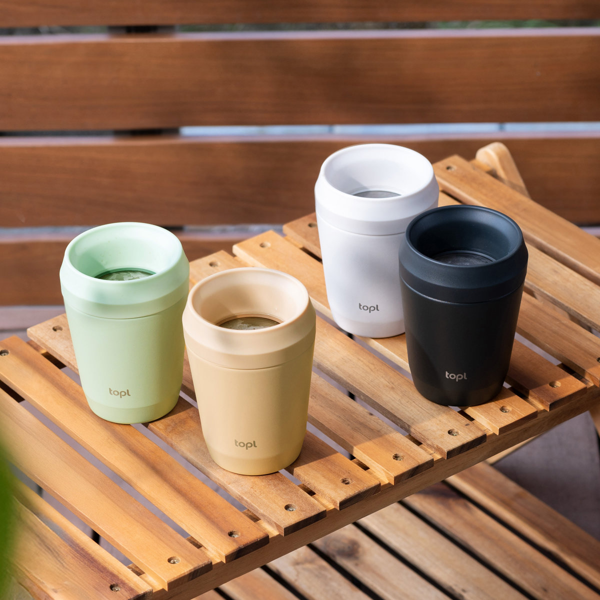 【楽天市場】タンブラー TOPL トゥゴータンブラー 235ml 350ml （ トップル ステンレスタンブラー 蓋付き 保温 保冷 真空断熱 360度 透明蓋 To Go Tumbler ...