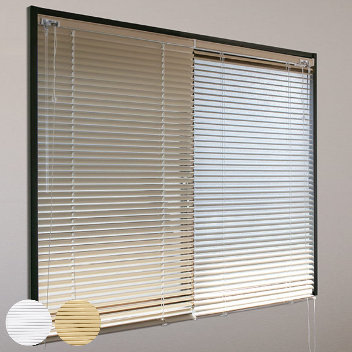 【楽天市場】ブラインド アルミブラインド TOSO 遮熱コーティング 88×108cm 左右変換仕様 （ ブラインドカーテン カーテンレール カーテン 右利き 左利き 遮熱 左右 オフィス ...