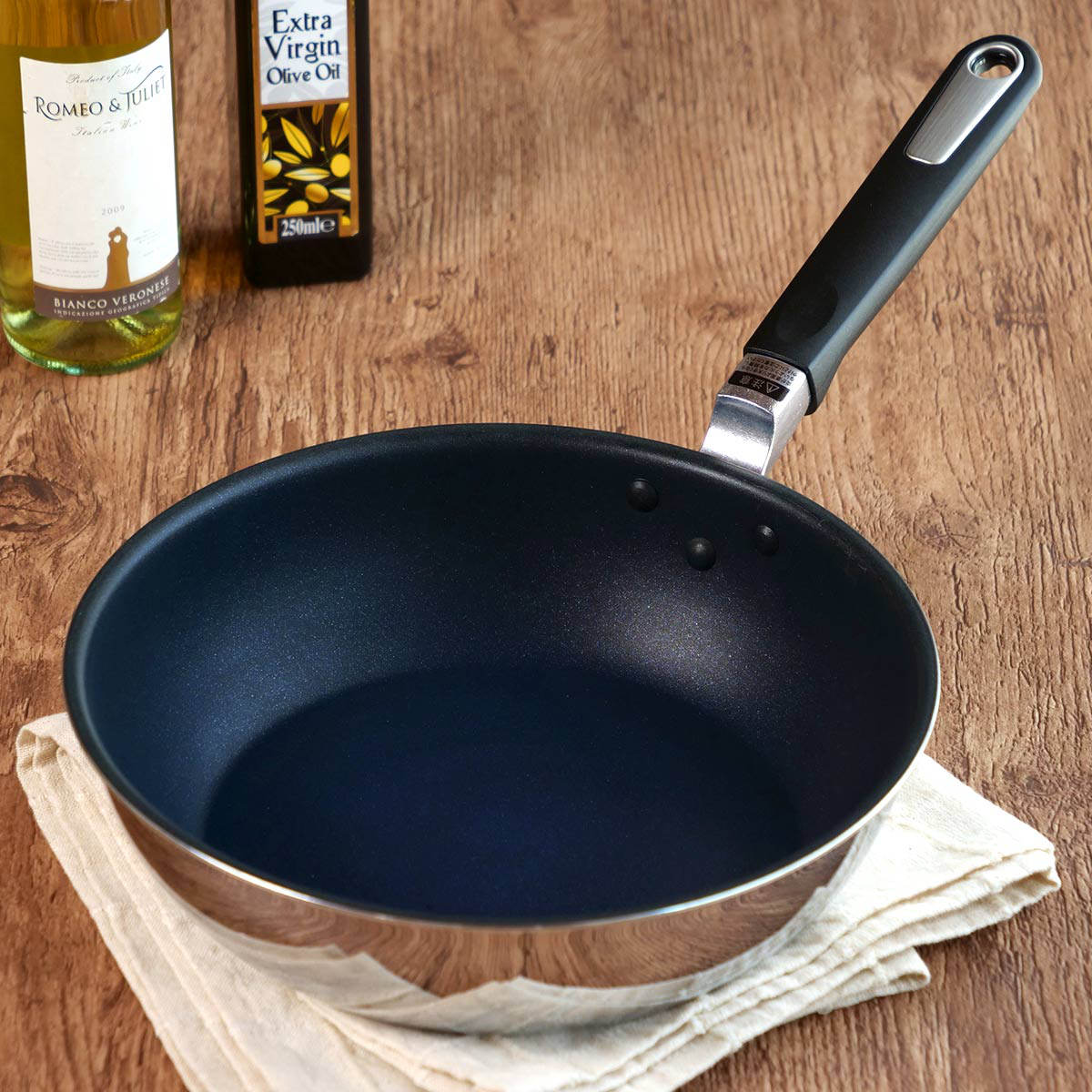 【楽天市場】フライパン 24cm 深型 IH対応 クワトロプラス 日本製 UMIC ユミック （ ガス火対応 オール熱源対応 炒め鍋 いため鍋 金属ヘラOK ふっ素加工 軽い 深め 24センチ ...