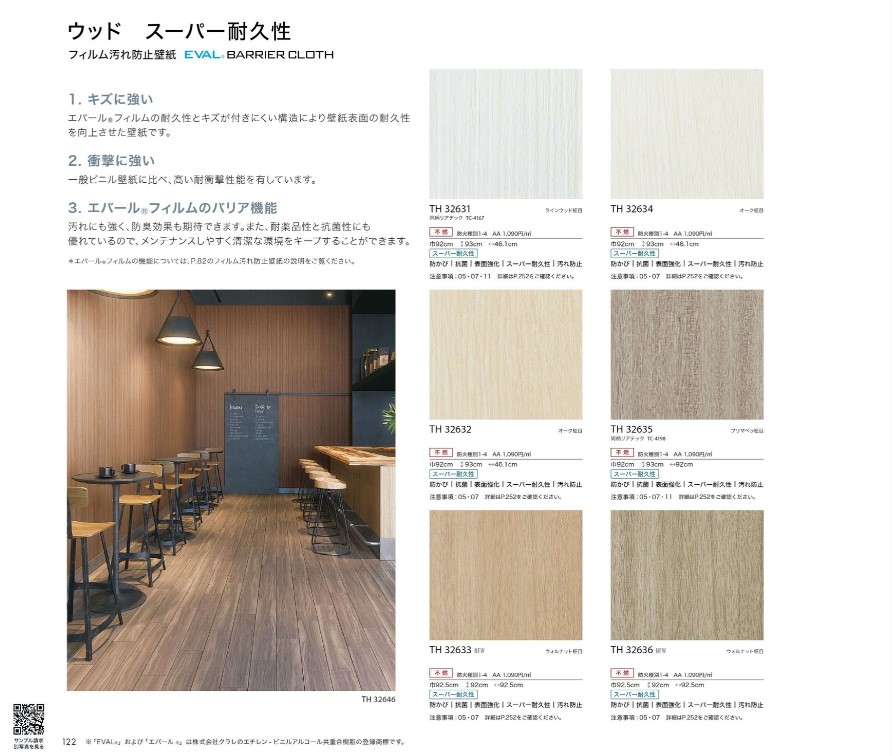 【楽天市場】サンゲツ ウッド スーパー耐久性フィルム汚れ防止壁紙 TH32631 TH32632 TH32633 TH32634 TH32635 TH32636 TH32637 TH32638 ...