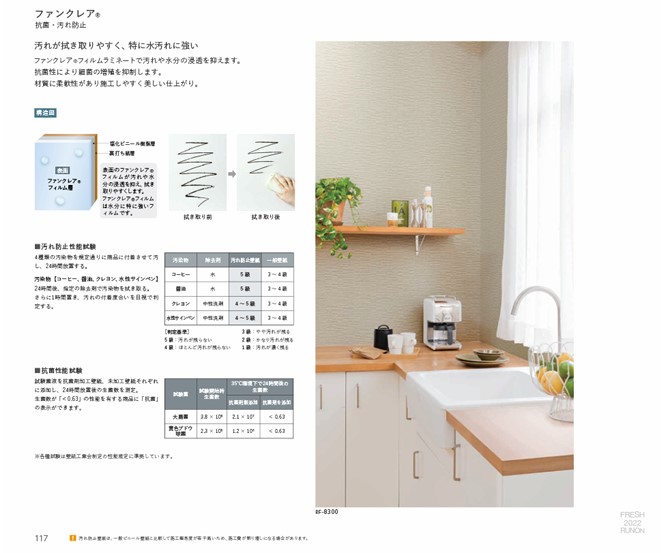 【楽天市場】ルノン ファンクレア® 抗菌・汚れ防止 RF-8299 RF-8300 RF-8301 RF-8302：内装 Up Field