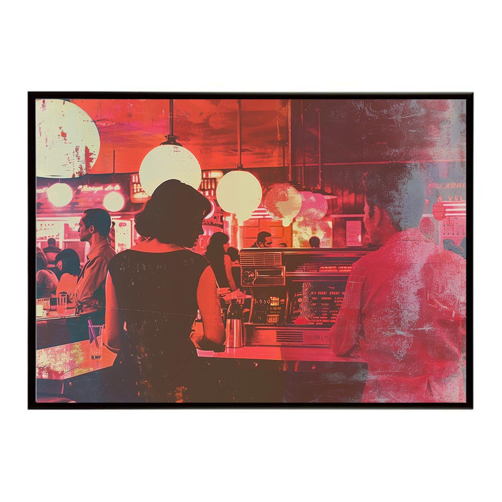 【楽天市場】コンセプトアート レトロ アメリカ アメリカン ダイナー 1980 1970 1960 ポスター インテリア ネガ フィルム ...