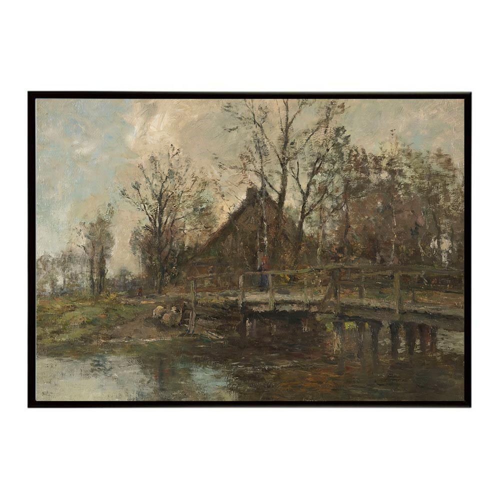 【楽天市場】世界の古い絵画 レトロポスター デジタルリマスターBauernhof am Wasser インテリア a0 a1 a2 a3 a4 b4 b0 b1 b2 b3作品 油絵 水彩画 ...